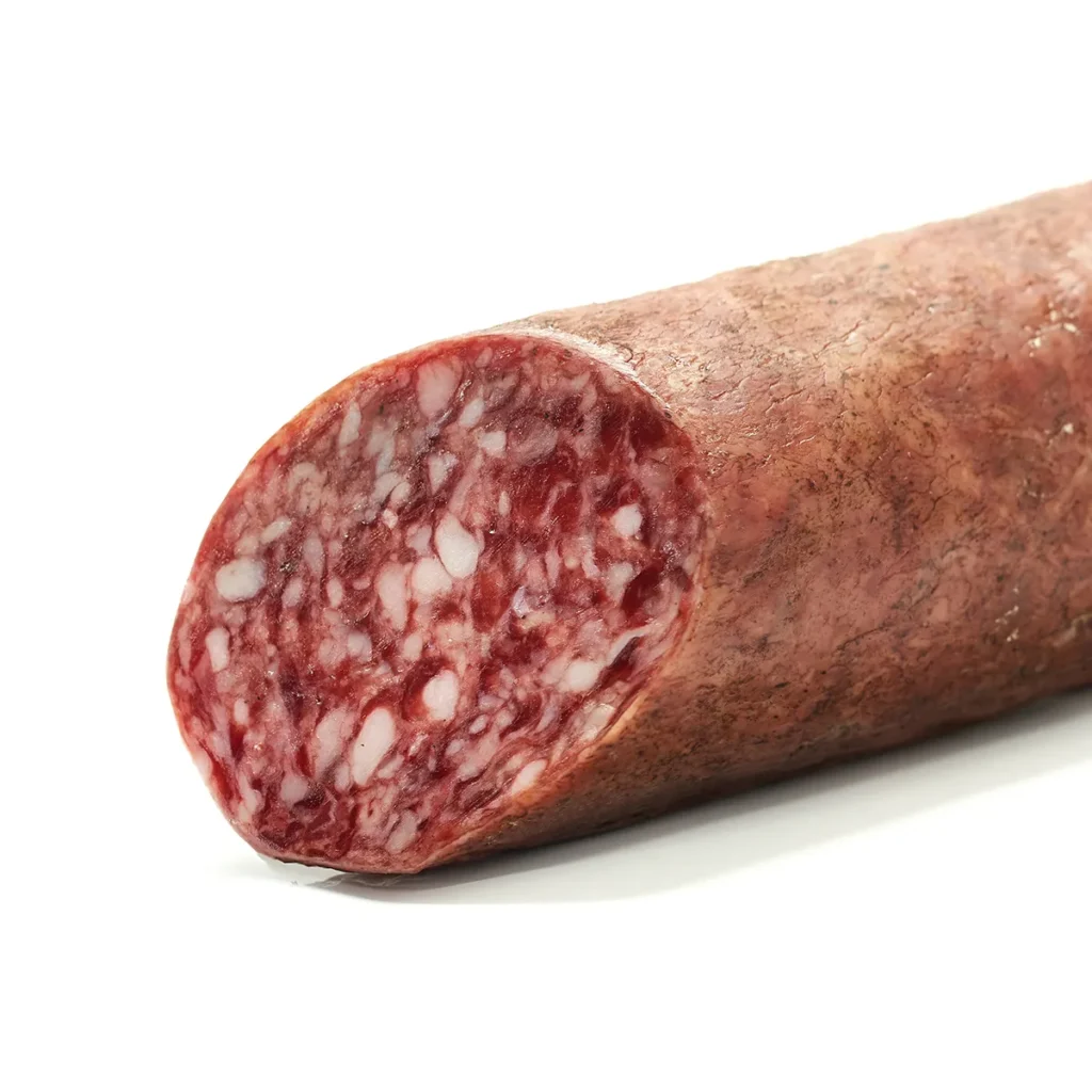 Salchichón cular de bellota ibérico: calidad de Guijuelo